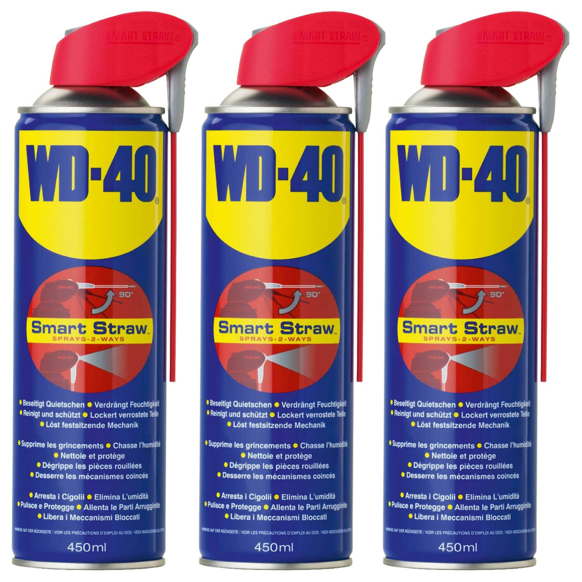 WD-40 Multi-Use Product Smart Straw 3x450ml triple pack - FAVROS.CO.UK