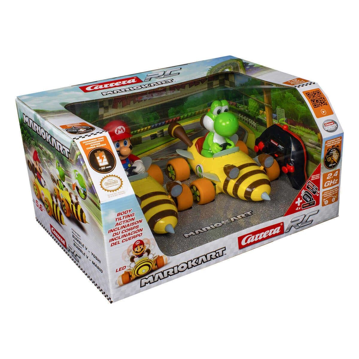 Mario Kart Twin Pack Mario and Yoshi Remote Control Cars - FAVROS.CO.UK