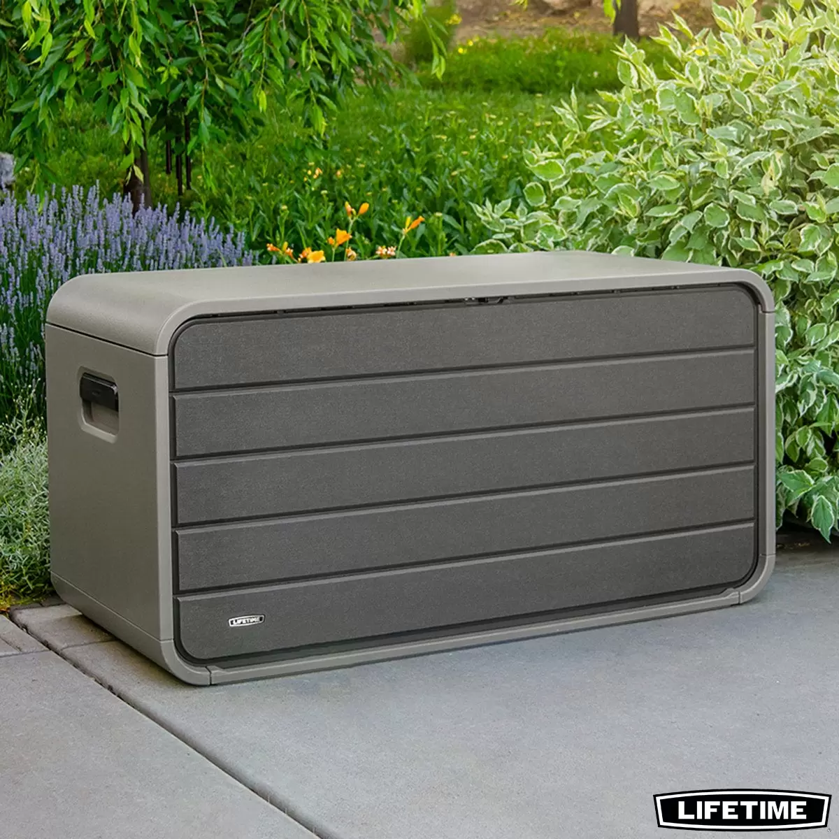 Lifetime 623 Litre Modern Outdoor Storage Deck Box Model 60438U ...